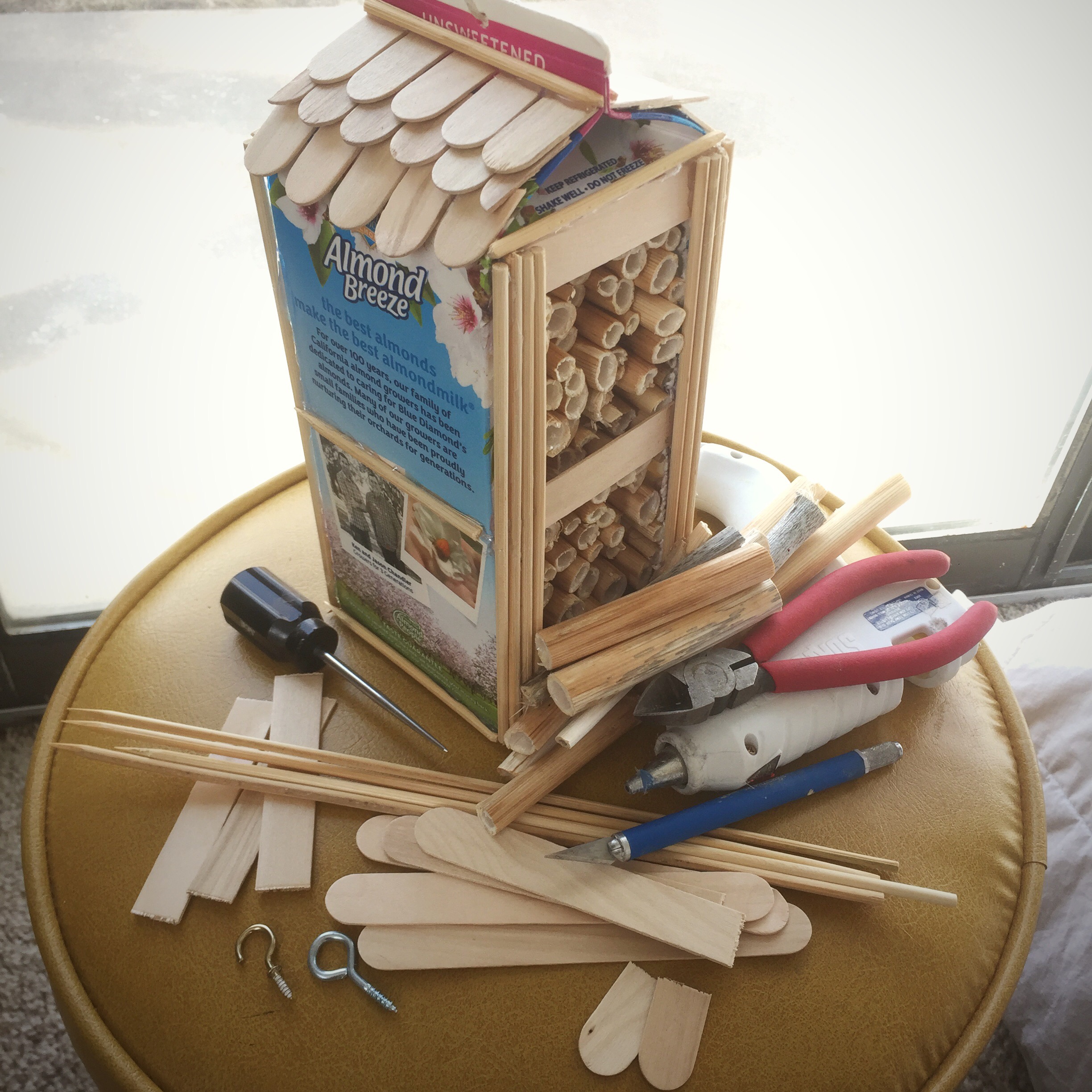 Milk Carton Beneficial Insect Hotels | NOCO Permaculture Guild